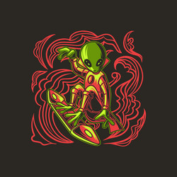 Alien Surf Vector Images (73)