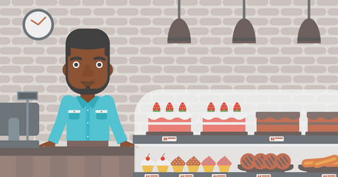 Man Behind Counter Vector Images (over 120)