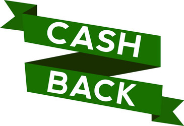Cash back background Royalty Free Vector Image
