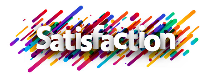 Feedback sign over colorful brush strokes Vector Image