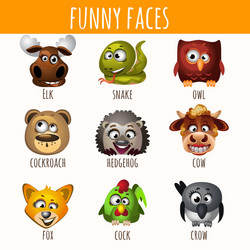 Cartoon Faces Funny Vector Images (over 360,000)