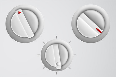 Buttons reality volume control Royalty Free Vector Image