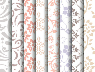 Set seamless borders Royalty Free Vector Image