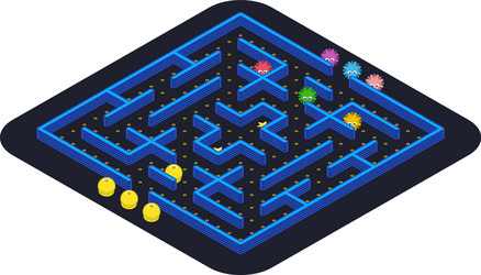 Maze Pixel Background Vector Images (over 150)