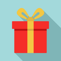 Marketing gift box icon outline style Royalty Free Vector