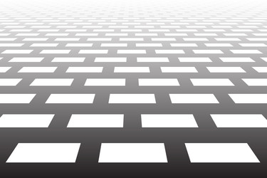 Vanishing perspective concrete crossed blocks Vector Image