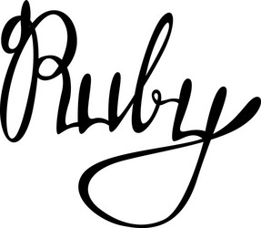 Ruby Name Vector Images (44)