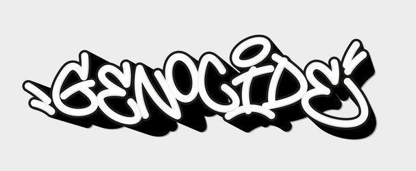 Bad boy tag graffiti style label lettering Vector Image