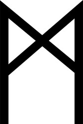 Mannaz Rune Norse Vector Images (22)