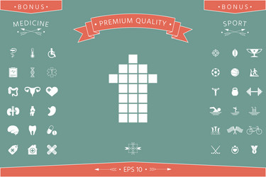 Arrow icon - up Royalty Free Vector Image - VectorStock