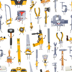Cartoon nippers tool character diy equipment Vector Image