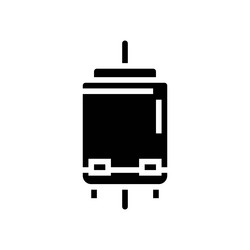 Dc motor icon linear isolated thin Royalty Free Vector Image