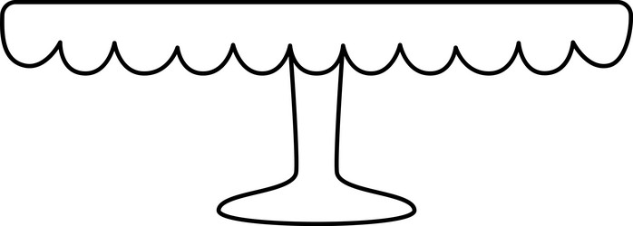 Food stand outline Royalty Free Vector Image - VectorStock