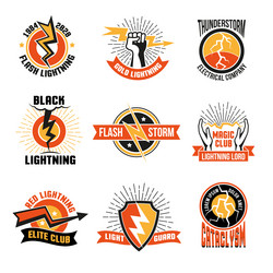 Lightning Strike Logo Vector Images (over 2,300)