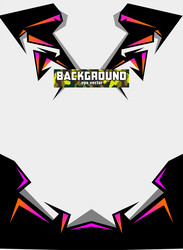 Sport uniform abstract pattern background design Vector Image