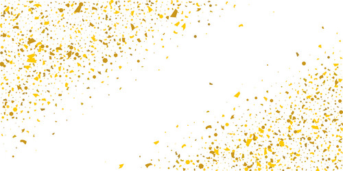 Christmas golden confetti falling shiny glitter Vector Image