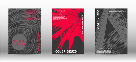 A set of modern covers Royalty Free Vector Image