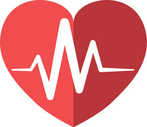 Cardiology medical symbol Royalty Free Vector Image