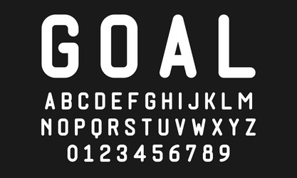 Vibrate style font design alphabet letters Vector Image