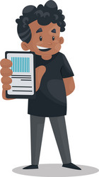 Office boy Royalty Free Vector Image - VectorStock