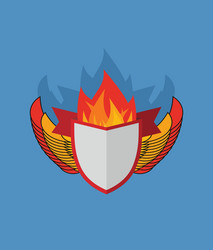 Flames Heraldry Clipart