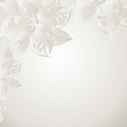 Silver Flower Wallpaper