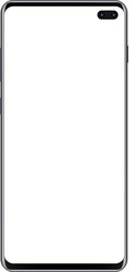 Frameless phone with thin borders and blank empty Vector Image