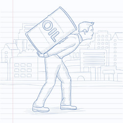 Cartoon Oil Can Man Vector Images (87)