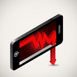 Red Arrow Graph Down Vector Images (over 3,600)