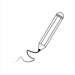 Pencil doodle art Royalty Free Vector Image - VectorStock