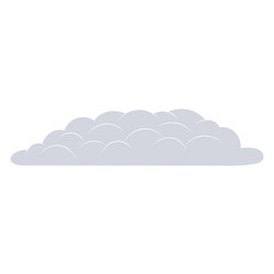 Puffy cumulus cloud Royalty Free Vector Image - VectorStock