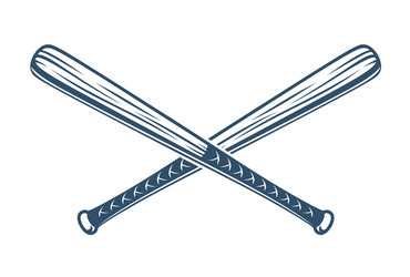 Knight sword with baseball bat club emblem design Vector Image