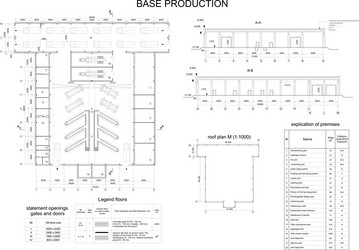 Plan industrial area Royalty Free Vector Image