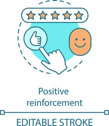 Top down recognition blue gradient concept icon Vector Image