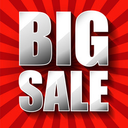 Big sale banner design template up to 50 off Vector Image