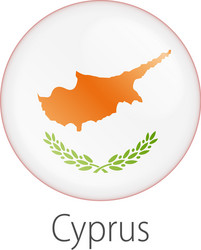 Cyprus icon circle Royalty Free Vector Image - VectorStock