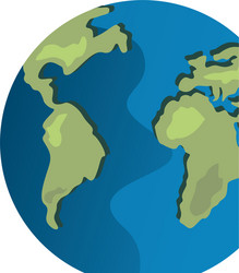 World map symbol Royalty Free Vector Image - VectorStock