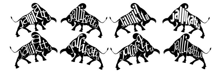 Jallikattu Vector Images (10)