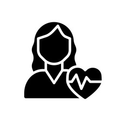 Pediatric cardiology concept icon Royalty Free Vector Image