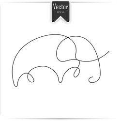 One Line Drawing Elephant Vector Images (over 290)