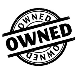 Owned rubber stamp Royalty Free Vector Image - VectorStock
