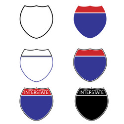 Blank Interstate Sign Vector Images (74)