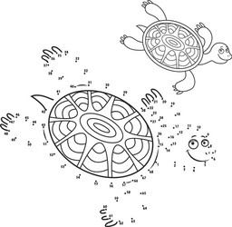 Turtle Connect Dot Vector Images (49)