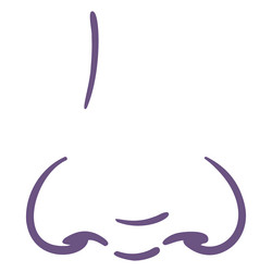 Rhinitis allergy nasal mucus pictogram icons Vector Image