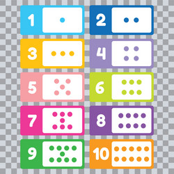 Learn numbers and counting for toddlers Royalty Free Vector