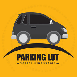 Parking lot symbol notice Royalty Free Vector Image
