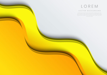 Abstract template yellow gradient triangles shape Vector Image