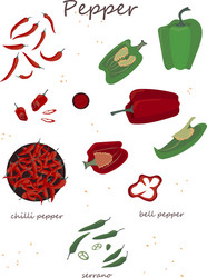 Serrano Pepper Vector Images (75)