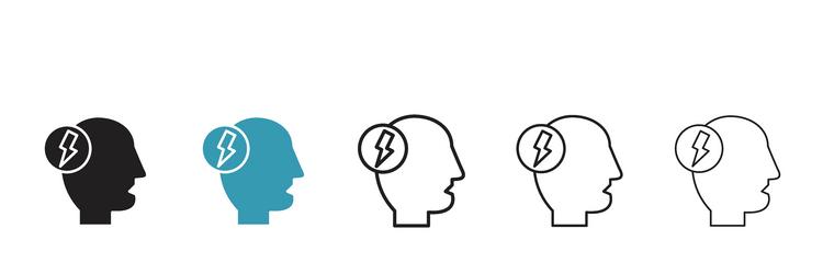 Comprehension icon set understand wisdom Vector Image