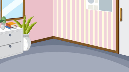 Empty room interior design Royalty Free Vector Image